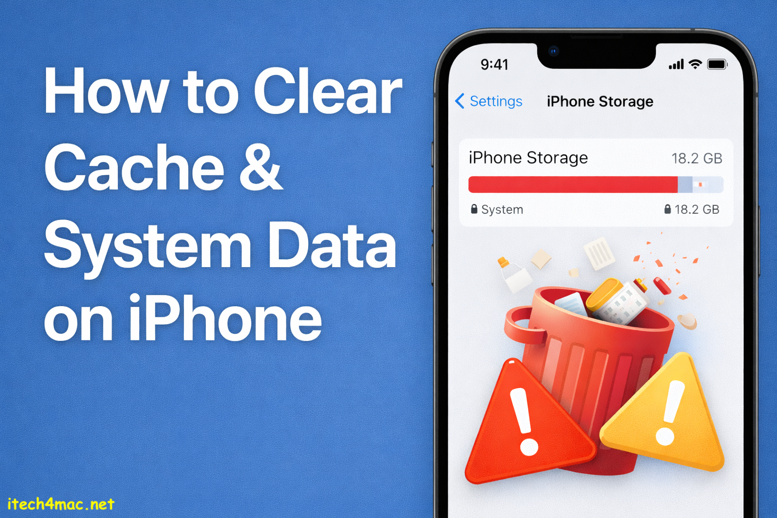 How to Clear Cache and System Data on iPhone & iPad (iOS) to Free Up ...