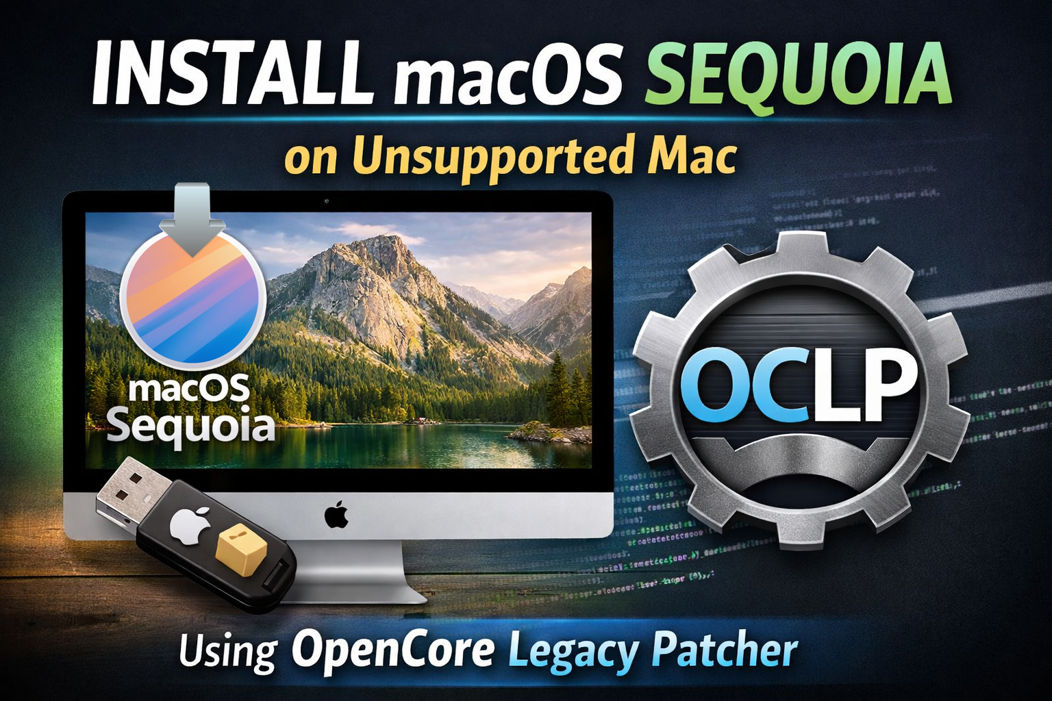 How to Install macOS Sequoia on Unsupported Mac Using OCLP? – ITECH4MAC